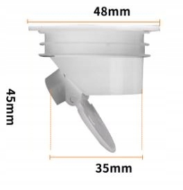 Syfon suchy 40mm - brodzika wanny skroplin odpływu liniowego spustu ...