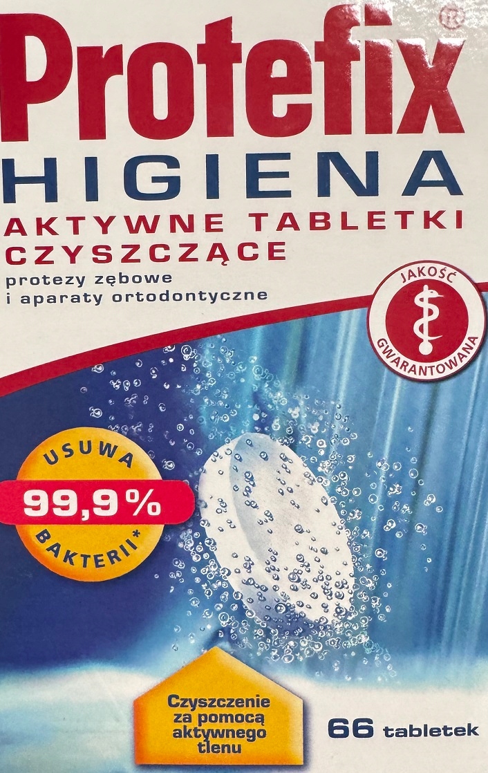 Tabletki czyszczące do protez Protefix Higiena 66 sztuk (4009932572322) • Cena, Opinie ...