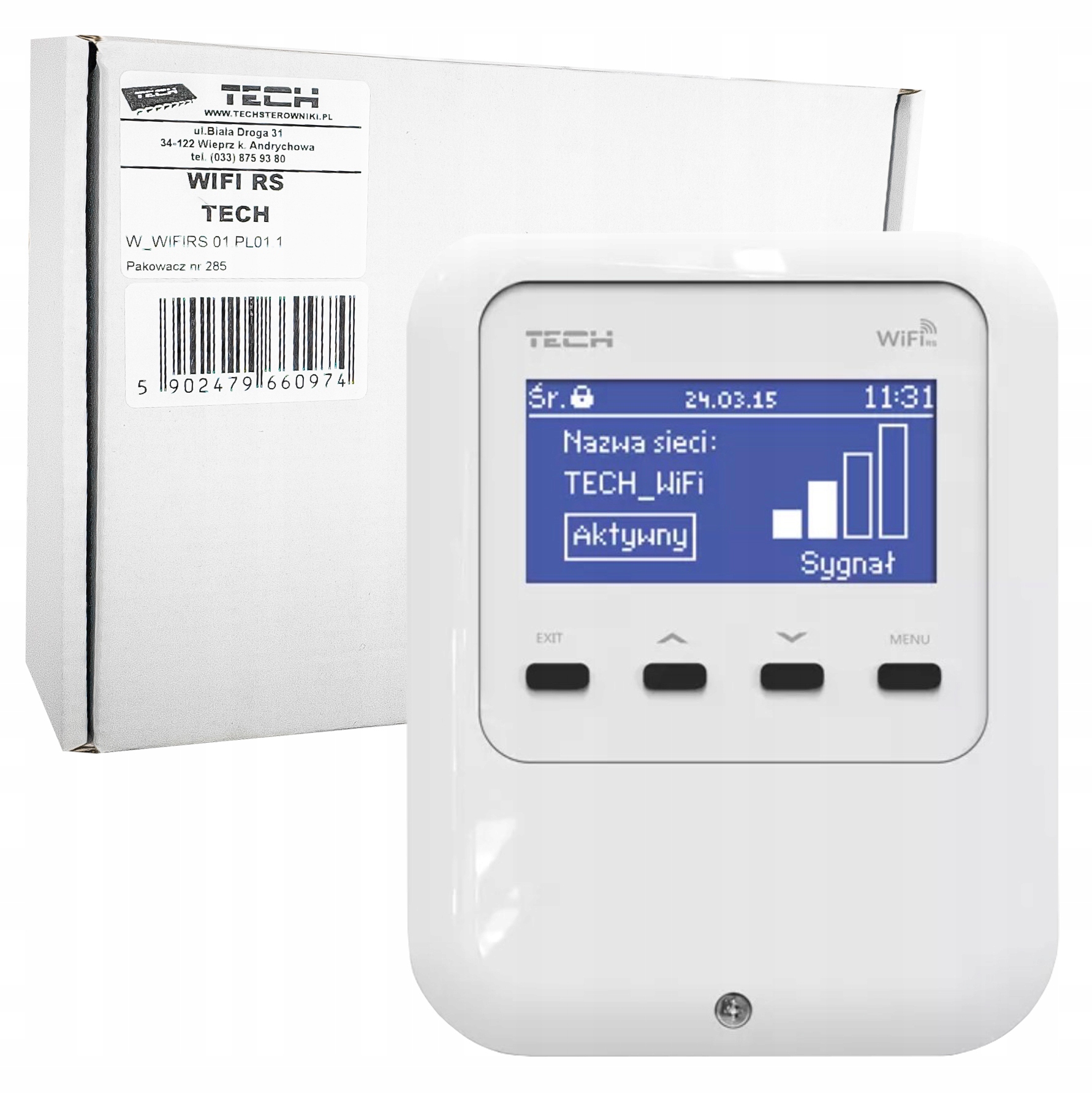 MODUŁ INTERNETOWY WIFI RS DO LISTWY L-7 L-8 TECH STEROWNIKI WG.05.0049 (5902479660974) • Cena ...