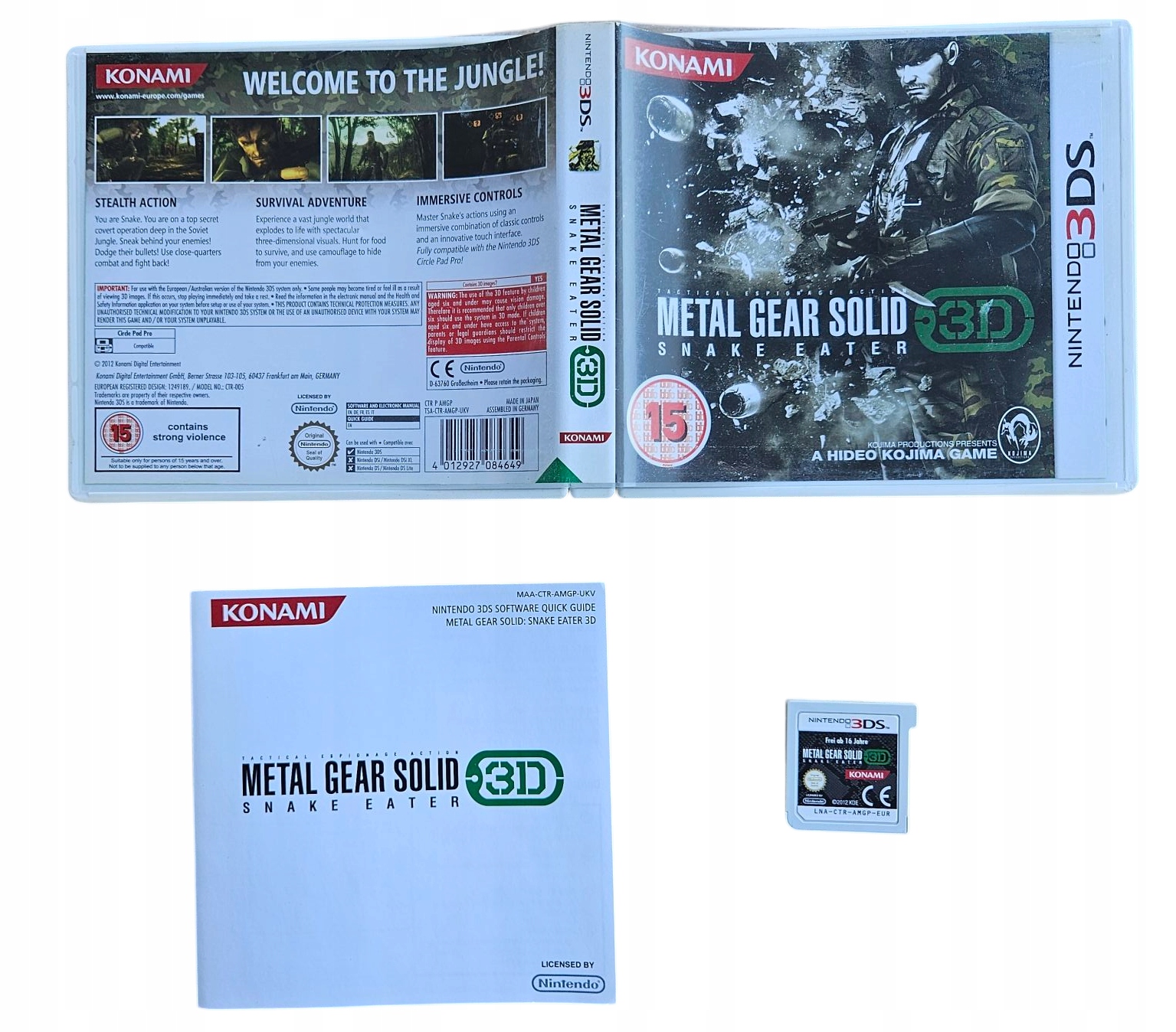 Metal Gear Solid 3D: Snake Eater Nintendo 3DS pudełkowa - Stan: Używany ...