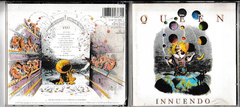 Płyta CD Queen - Innuendo 1991 I Wydanie ______________________________ 15241225405 - Sklepy ...