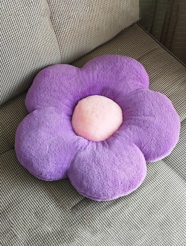 Poduszka Kwiatek Fioletowa - Niska cena na Allegro