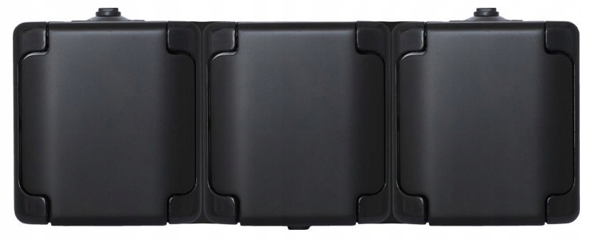 Gniazdo Elektryczne hermetyczne KOS czarny (5901845825092) • Cena ...