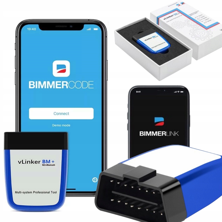 INTERFEJS DIAGNOSTYCZNY DO BIMMERCODE BMW BIMMERLINK BIMMERTOOL VLINKER ...