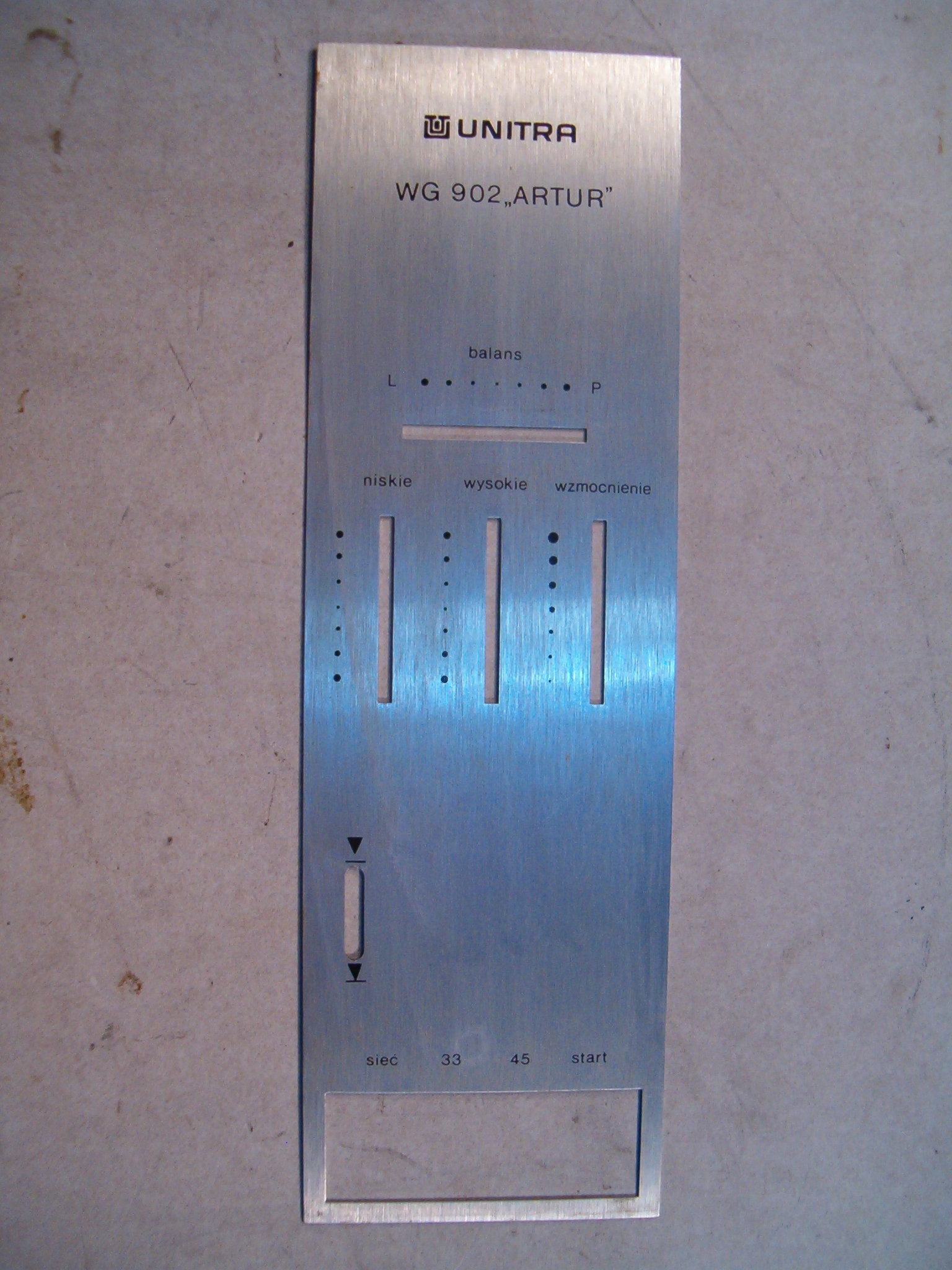 Unitra Panel w Części zamienne - Gramofony - Sklepy, Opinie, Ceny w ...