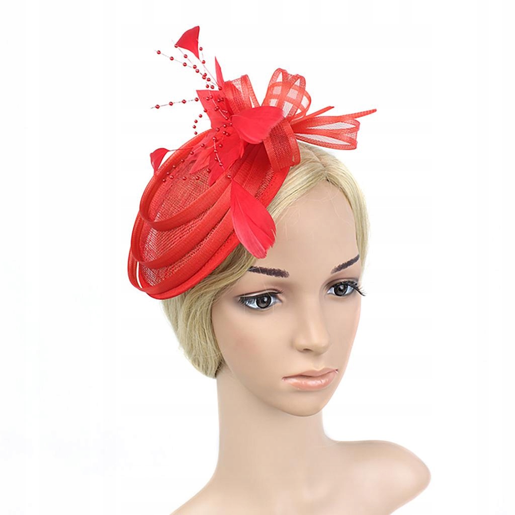 Dámsky klobúk Fascinátor Feather Hatinator 20. roky 20. storočia ...