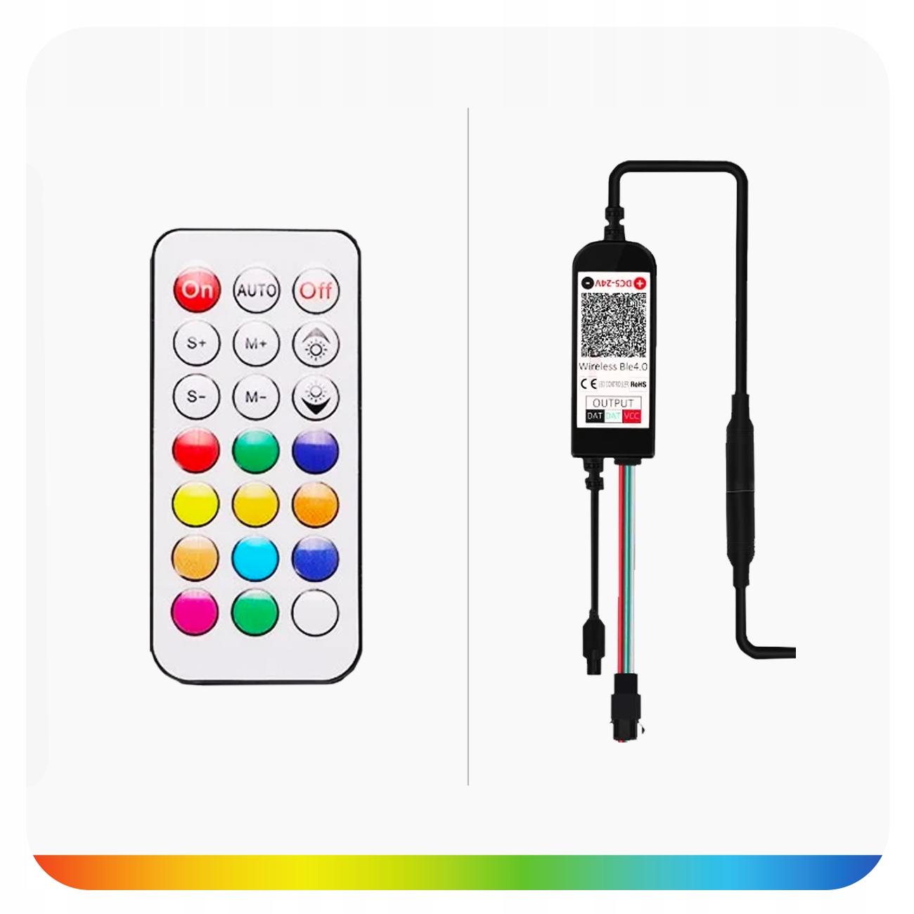 Sterownik LED RGB 5050 Bluetooth Aplikacja + Pilot (5905515943444 ...