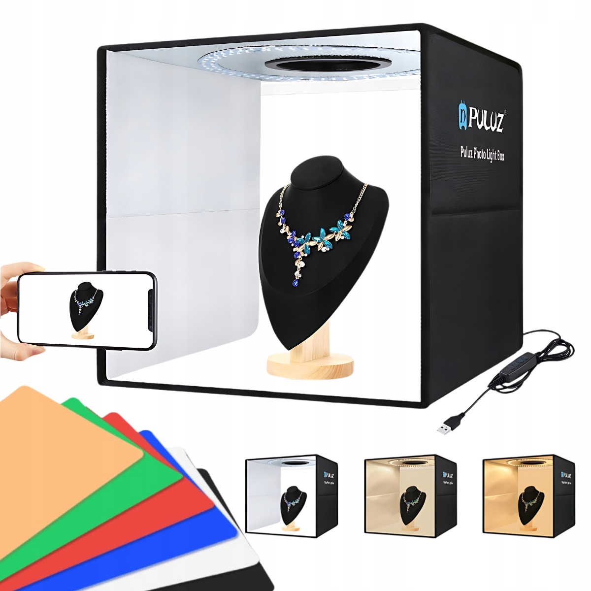 Namiot Do Zdjęć Bezcieniowy Do Fotografii 40x40 Box Do Robienia Zdjęć ... Namiot Do Zdjęć Bezcieniowy Do Fotografii 40x40 Box Do Robienia Zdjęć ...