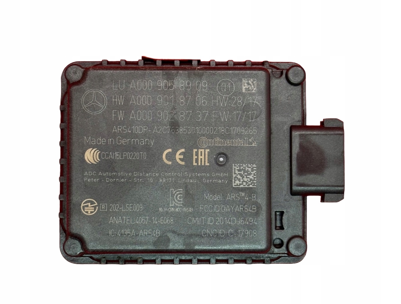 MERCEDES RADAR CZUJNIK MODUŁ A0009058909 FV A0009058909 0001 za 1500 zł ...