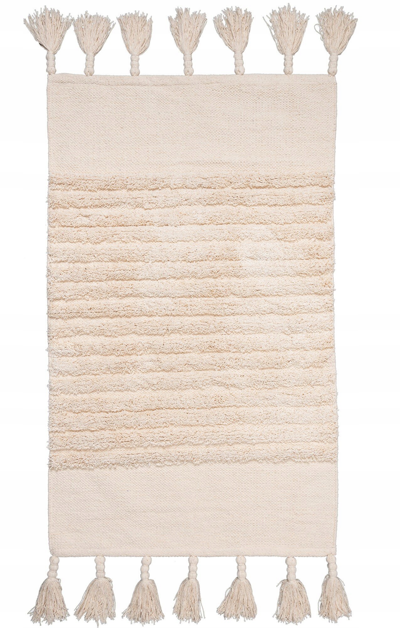 Dywanik łazienkowy Boho Beżowy 50x80 cm • Opinie - Allegro
