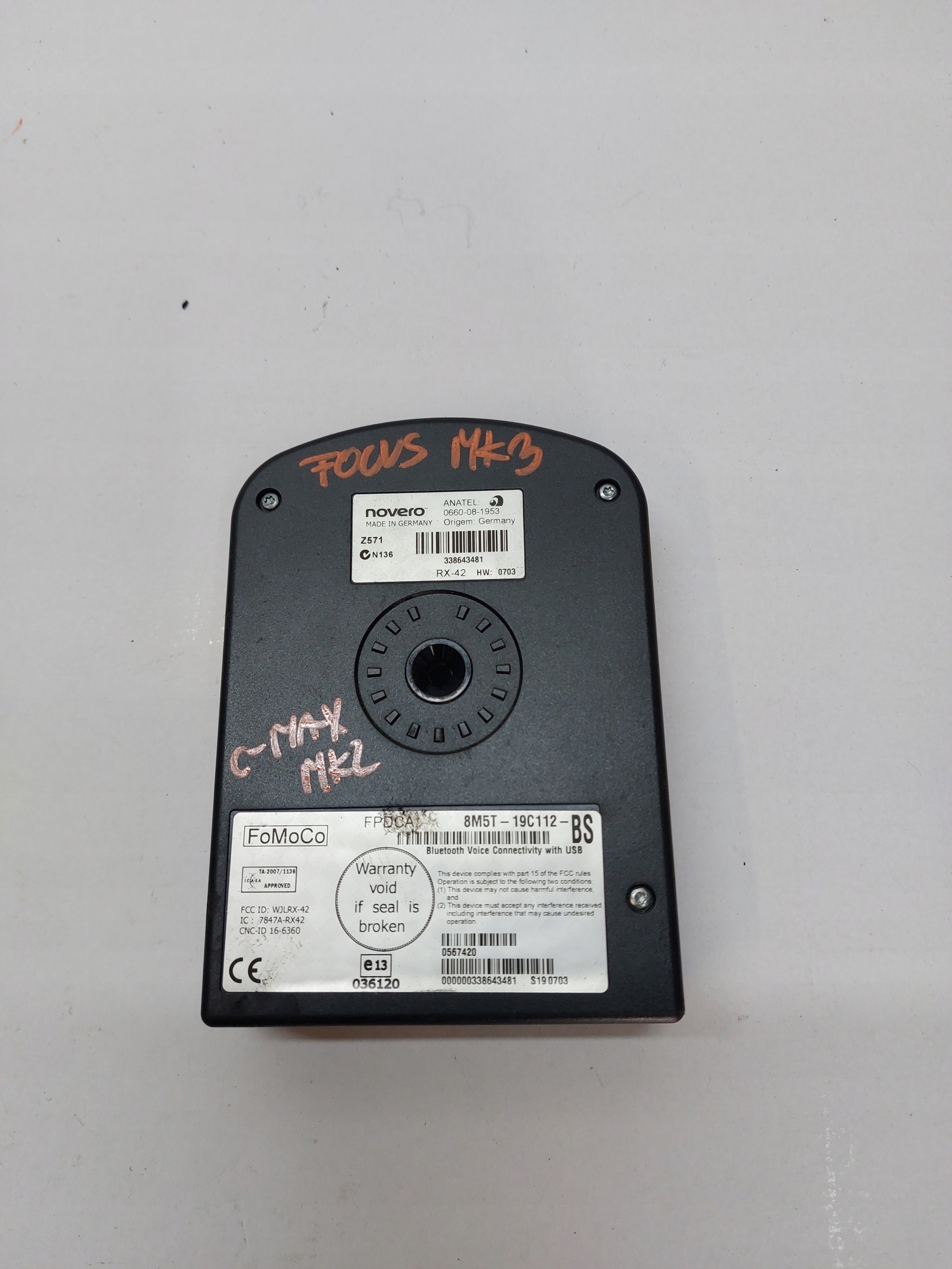 MODUŁ BLUETOOTH FORD FOCUS MK3 8M5T-19C112-BS za 139.00PLN z Poznań ...