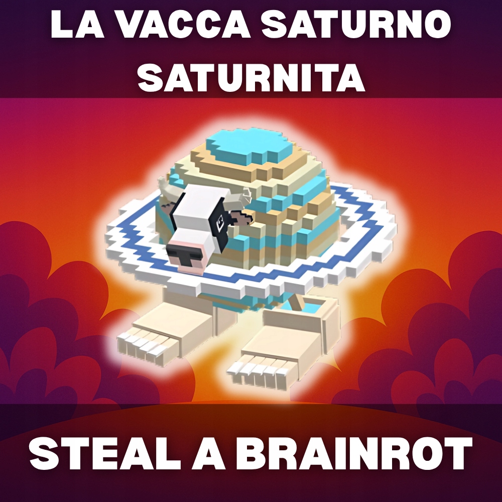 La Vacca Saturno Saturnita | Steal a Brainrot | Roblox | Brainrot God ...