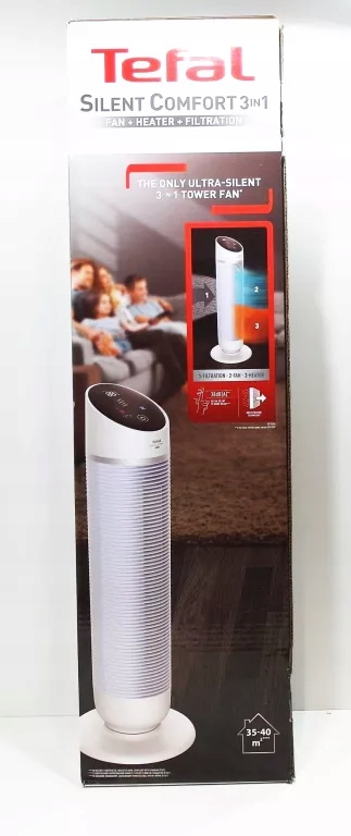 WENTYLATOR TEFAL SILENT 3W1 HE8120F0 - Sklep, Opinie, Cena w Allegro.pl
