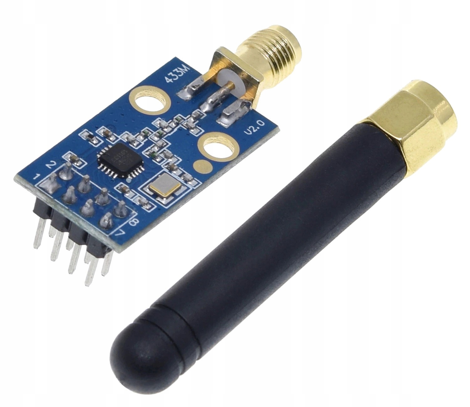 BEZDRÔTOVÝ MODUL CC1101 433MHz + ANTÉNA ARDUINO, • Ceny, Recenzie - Allegro