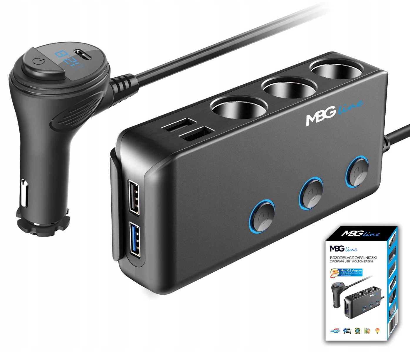Rozdzielacz gniazda zapalniczki MBG line HC67C 5902659172334 za 109.00PLN z Kęty - Allegro ...