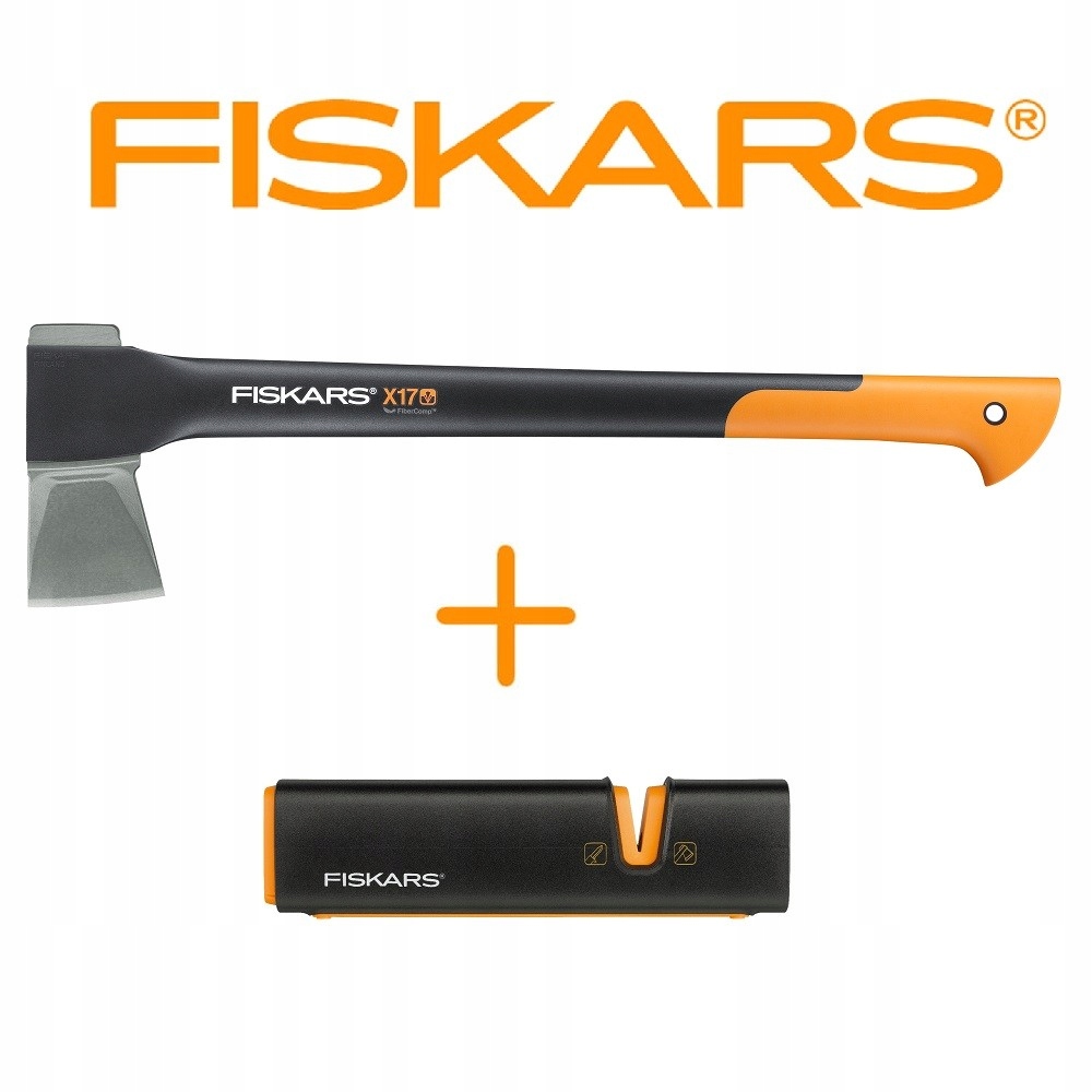 FISKARS - 1020182 - SIEKIERA + OSTRZAŁKA (6411501112804) • Cena, Opinie • Nożyce i sekatory ...