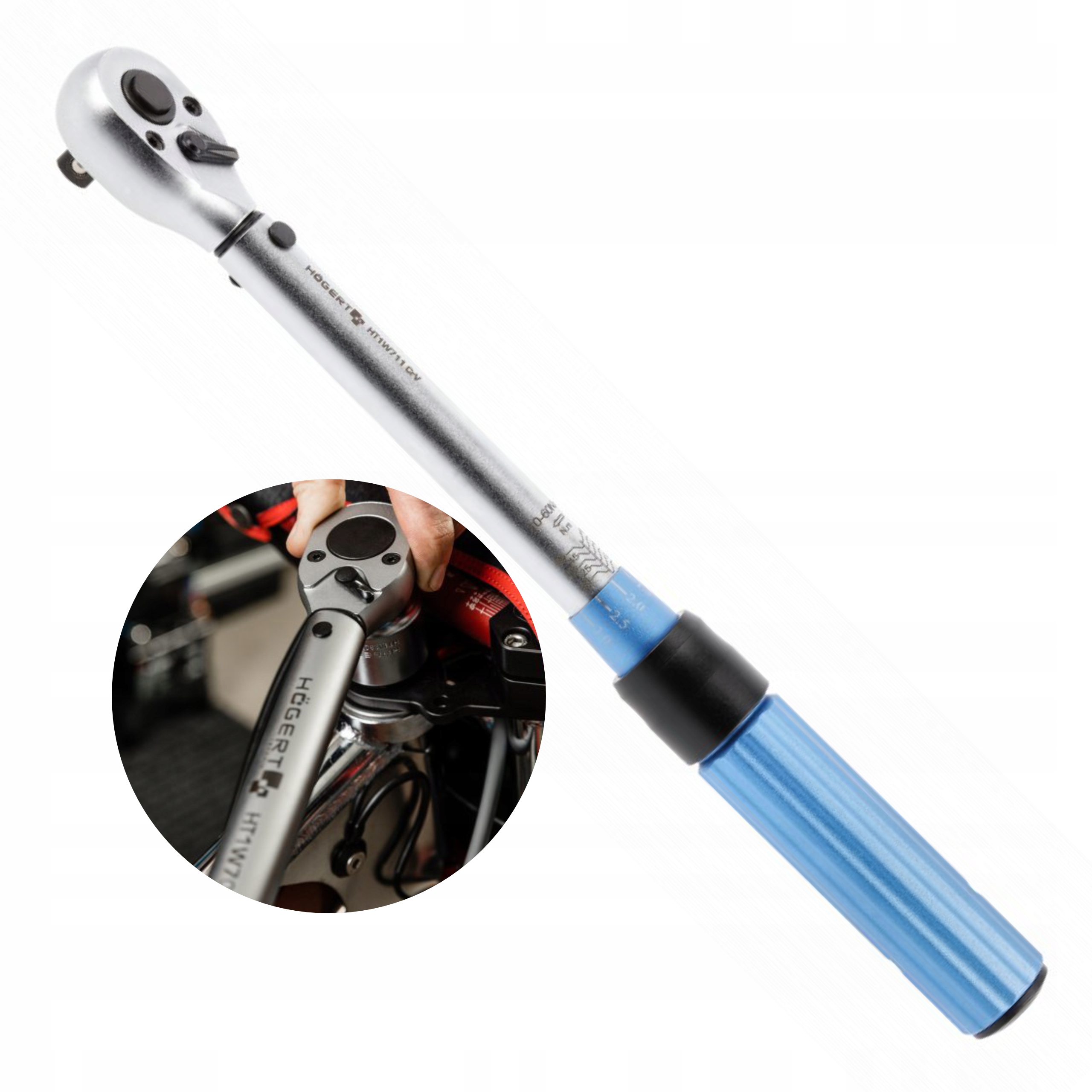 Klucz dynamometryczny 10-60 3/8'' Hogert HT1W711 5902801349225 za 213.95PLN z BIAŁYSTOK ul Bitwy ...