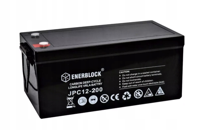 Akumulator JPC12-200 Enerblock 12 V 200 Ah - Do kampera - Sklep, Opinie ...