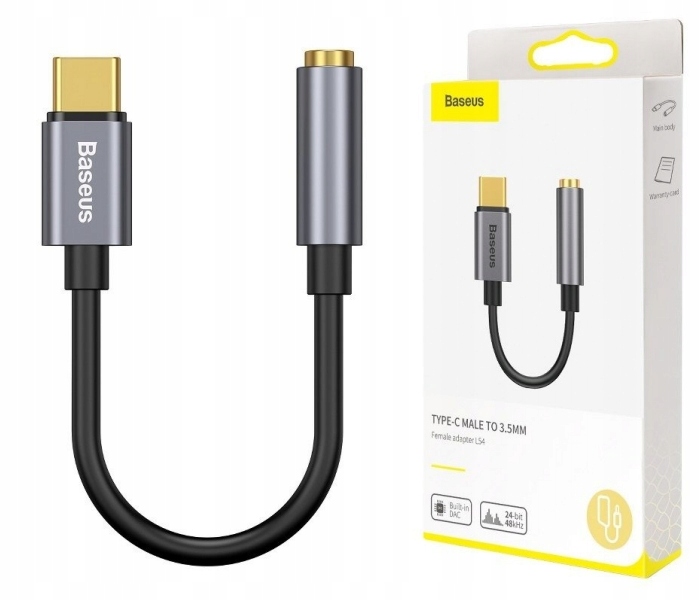 ADAPTER AUDIO BASEUS L54 USB-C + MINI JACK 3,5MM - Sklep, Opinie, Cena ...