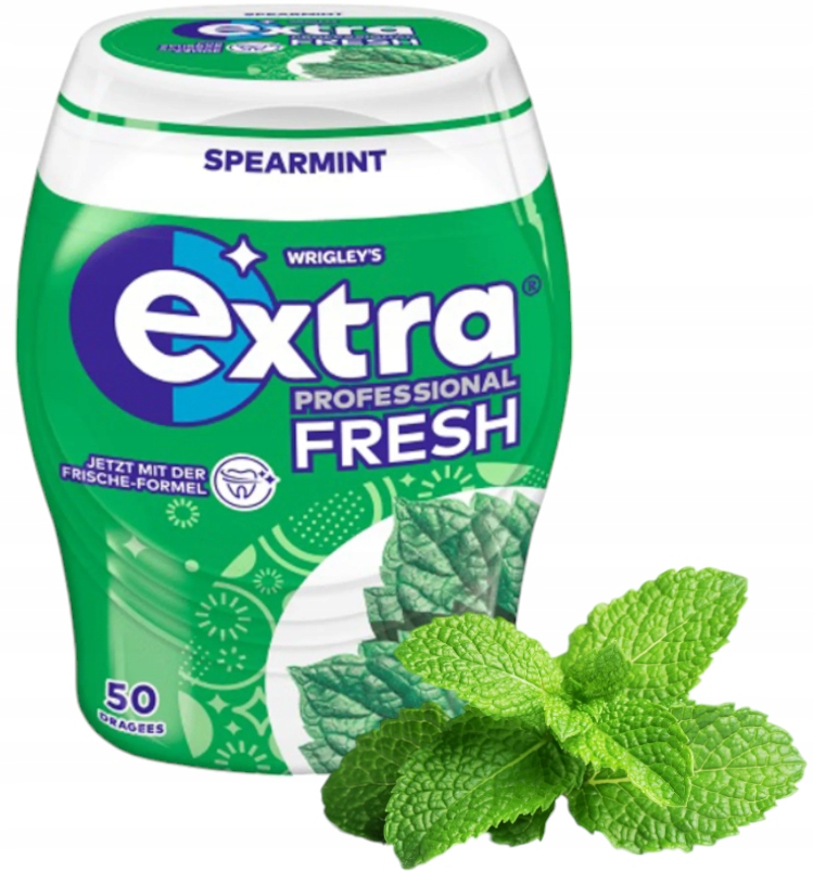 Wrigley's Extra Fresh Spearmint Gumy do żucia Miętowe Drażetki Mięta ...