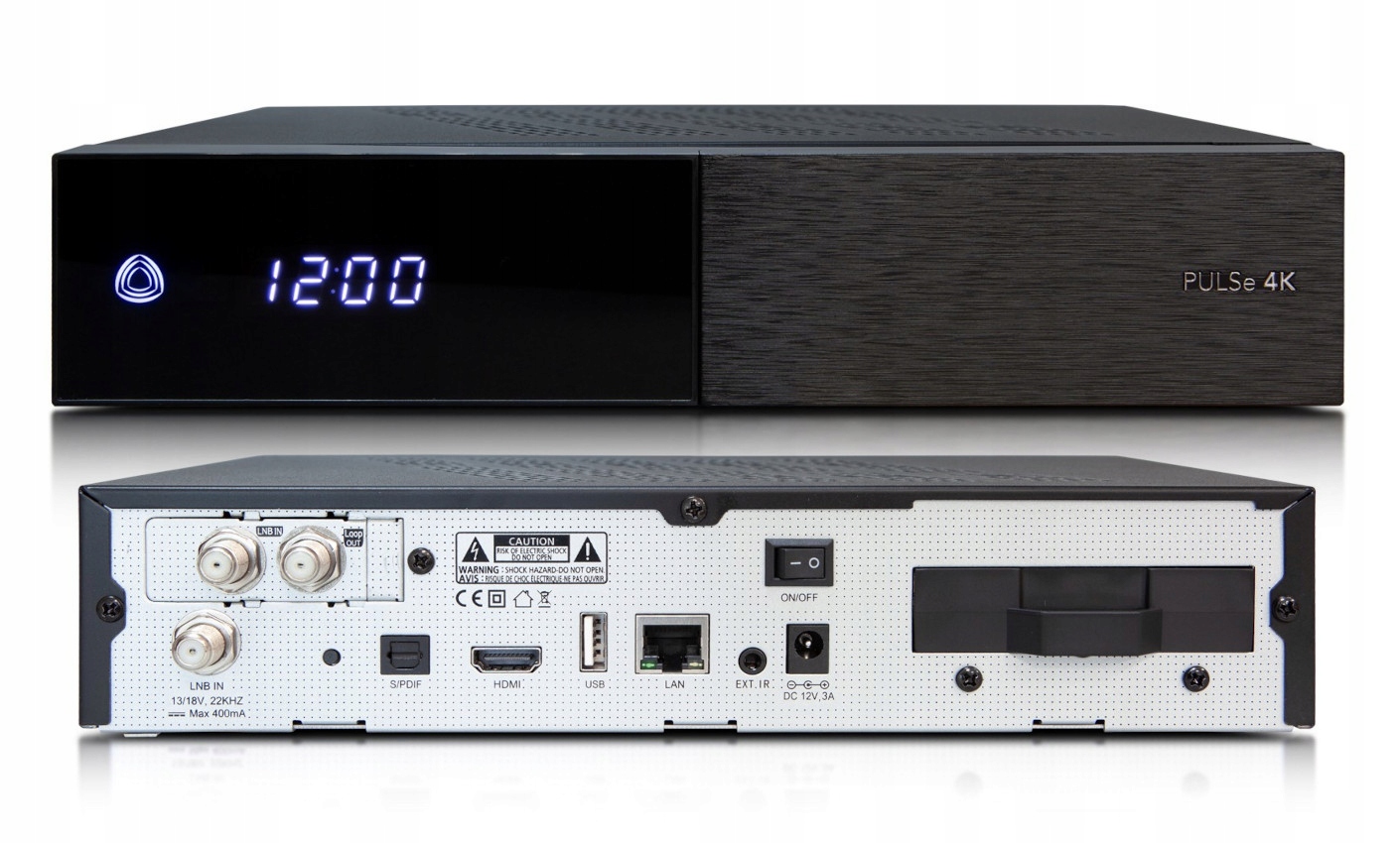 Dekoder DVB-S, DVB-S2 AB-COM PULSe 4K TWIN - Sklep, Opinie, Cena w Allegro