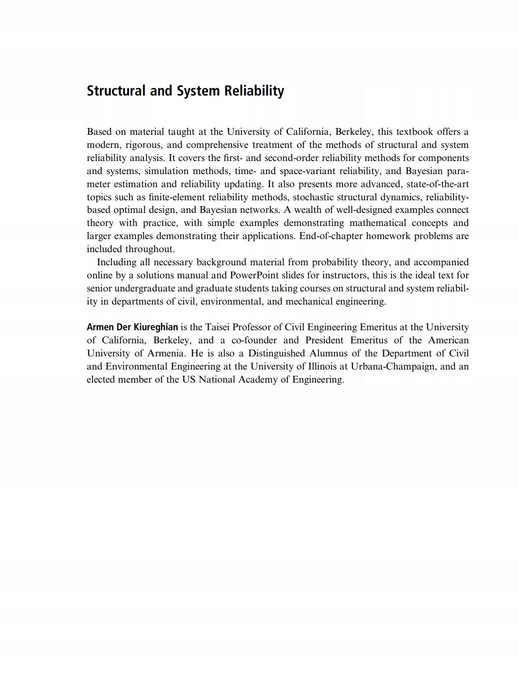 Structural and System Reliability (2022) (12583712925) | Ebook Allegro