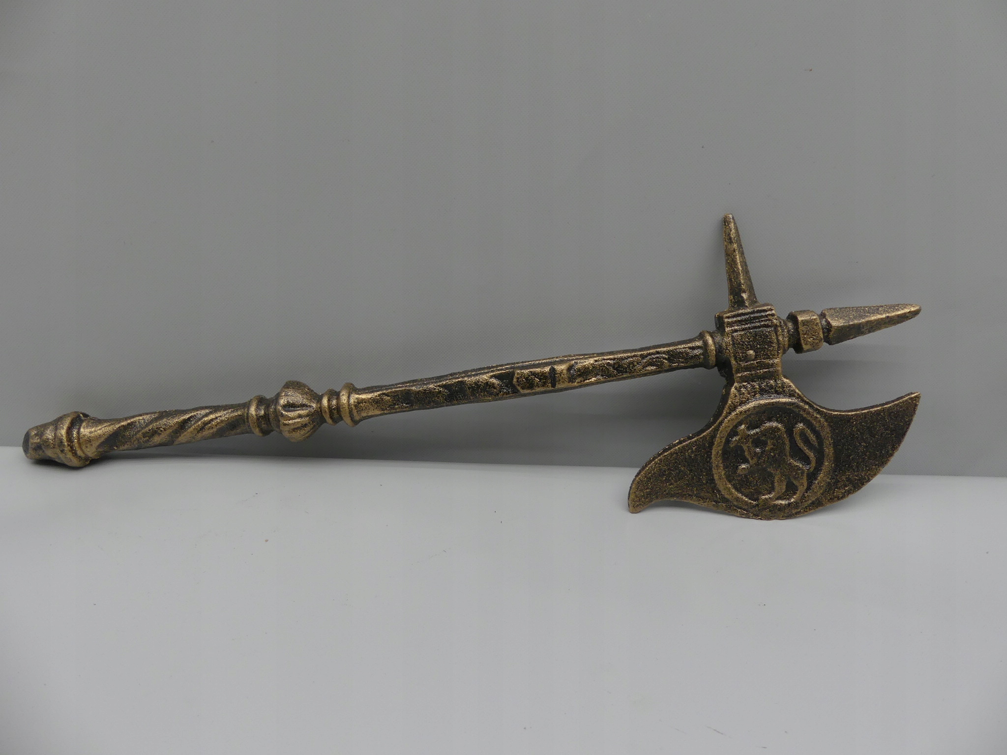 ŻELIWNO - HALABARDA TOPÓR - ZDOBIONY siekiera 13165075654 - Allegro.pl