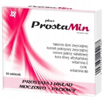 PROSTAMIN PLUS prostata układ moczowo-płciowy dla mężczyzn 30 tabletek ...
