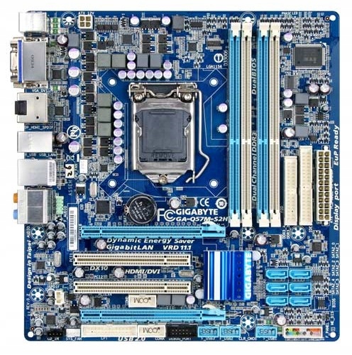 Płyta główna Gigabyte GA-Q57M-S2H socket 1156 w Marki - Sklep, Opinie, Cena w Allegro