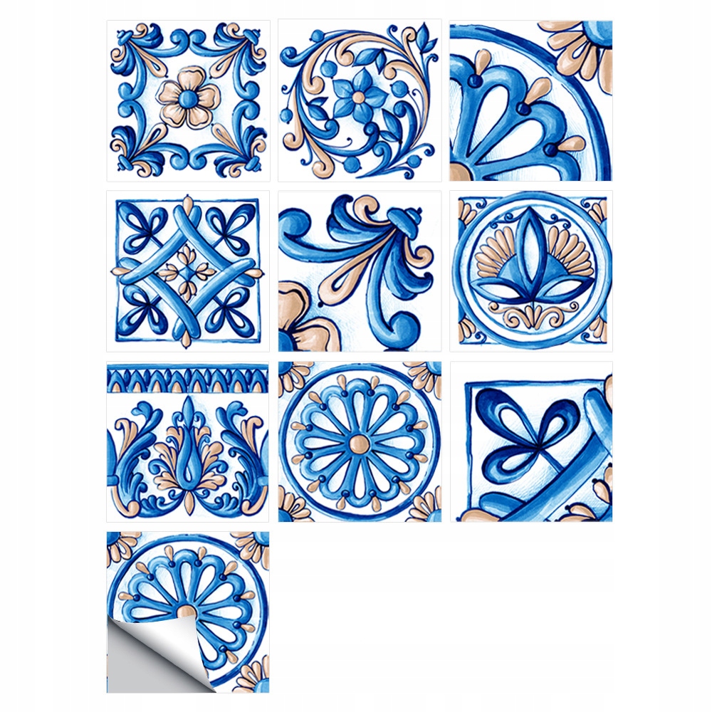 ÖNTAPADÓS PANEL PATCHWORK PVC CSEMPE SZETT 10 DB TAPÉTA 20x20cm za 2280 ...