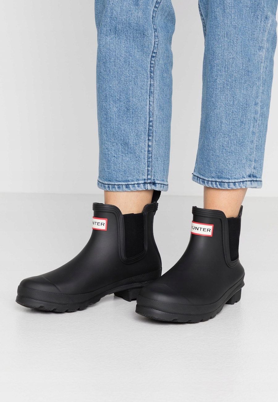 HUNTER KALOSZE DAMSKIE CZARNE Z LOGO 38 1KCH 12456544831 - Allegro.pl