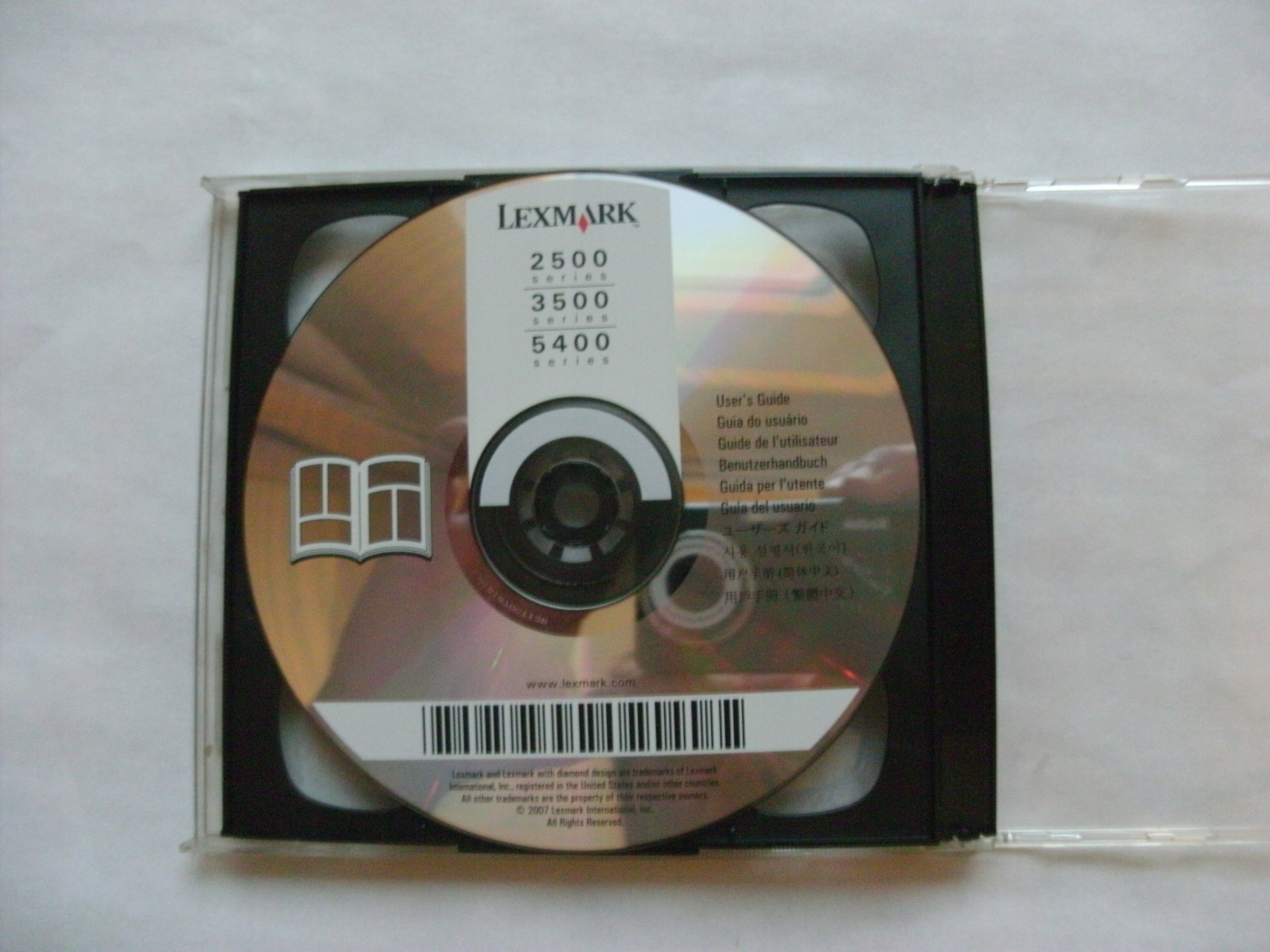 Płyta CD ze sterownikami drukarek Lexmark 2500, 3500, 5400 - Sklep ...