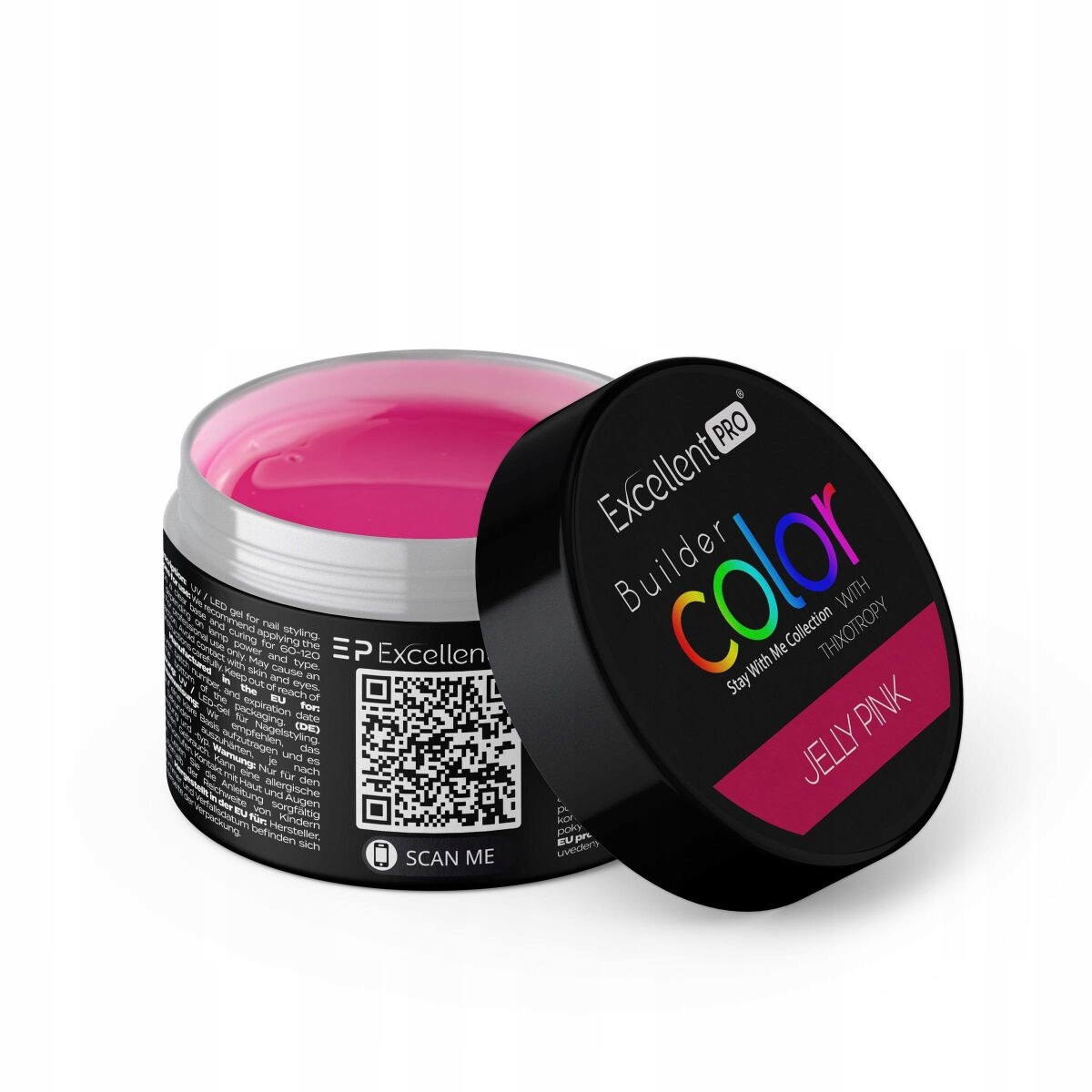 Excellent PRO Builder Color With Thixotropy Jelly Pink 15g RÓŻOWY ...
