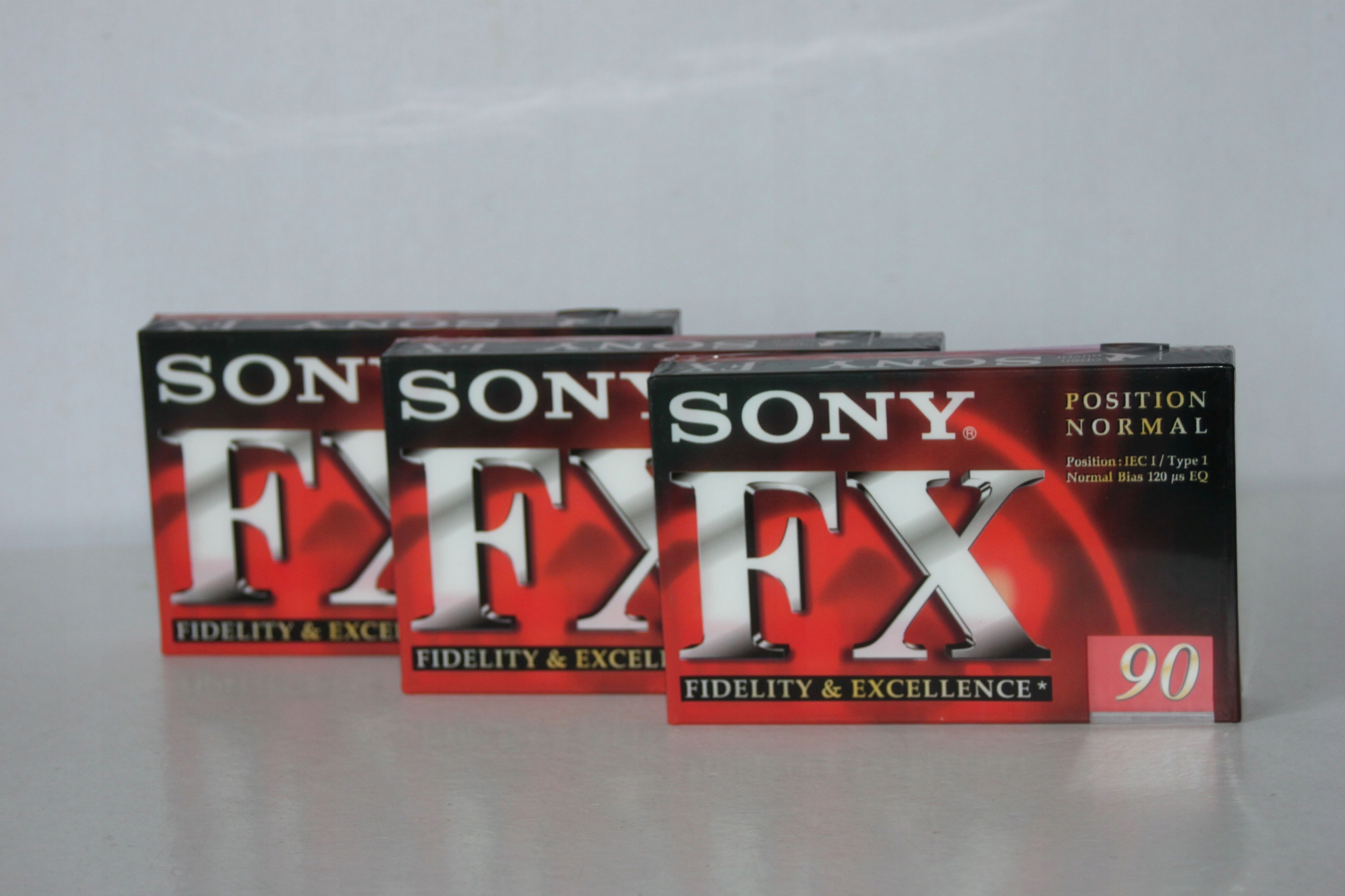 KASETA MAGNETOFONOWA SONY FX 90 3szt • Opinie - Allegro