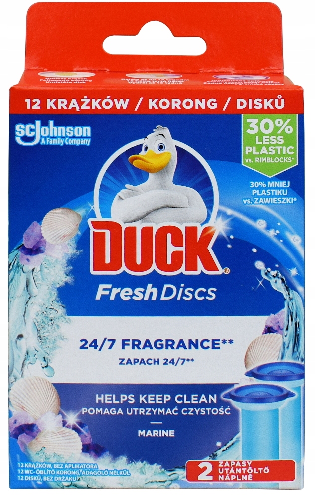 Duck Fresh Discs Morski Zapas 12 Krążków do WC 12509865557 - Allegro.pl Duck Fresh Discs Morski Zapas 12 Krążków do WC 12509865557 - Allegro.pl