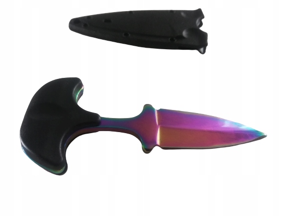 Nóż Taktyczny NA SZYJĘ Sztylet push Dagger EDC - 0685071741078 ...