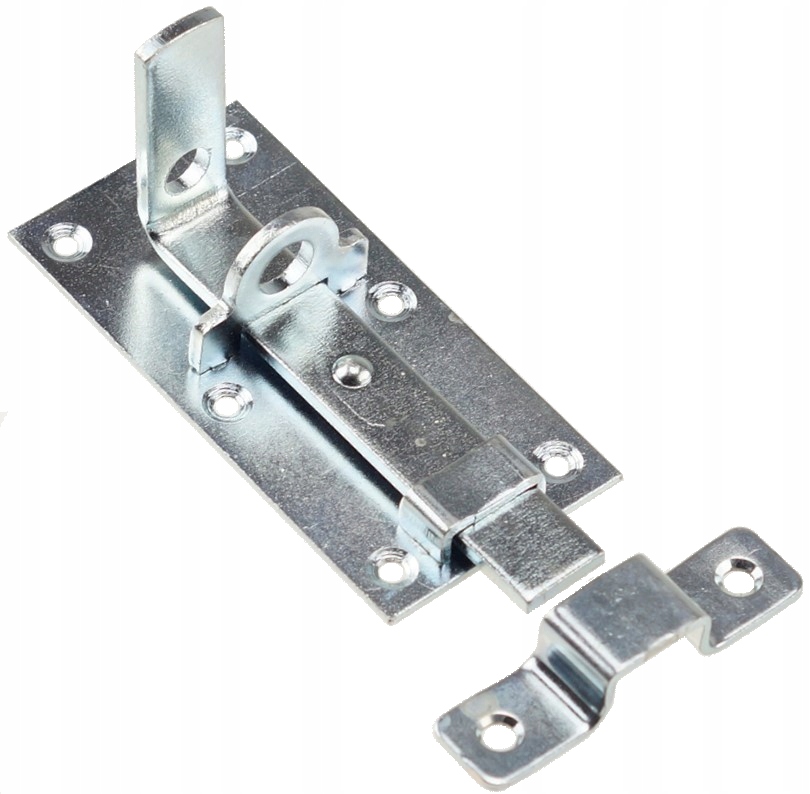 ZASUWKA DRZWIOWA ZASUWA NA KŁÓDKĘ PROSTA 100mm (ZASUWA KM-100P) • Cena ...