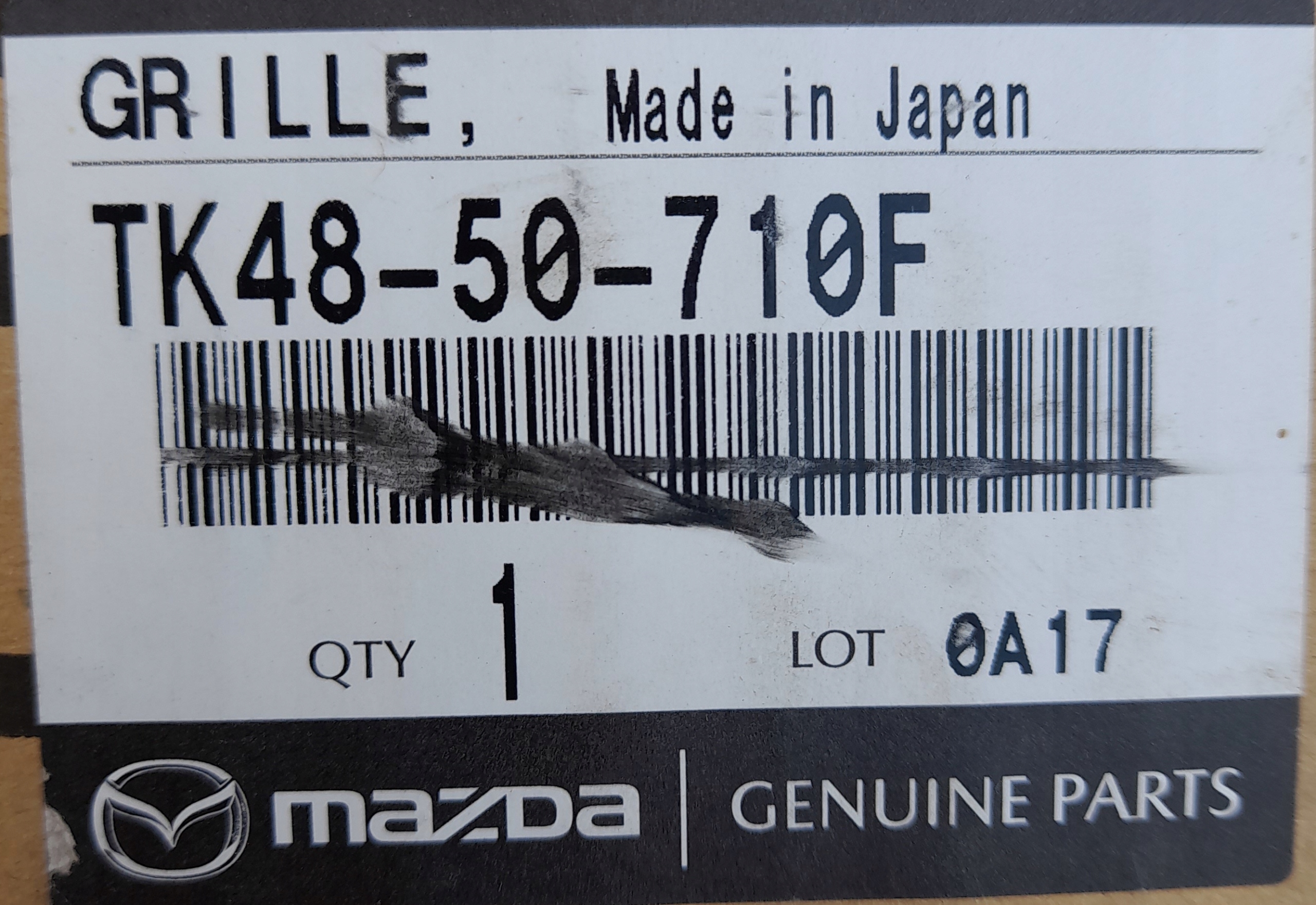 TK48-50-710G TK48-50-710G - Решетка радиатора-Mazda CX-9 2019-2021 купить в Украине на All-Parts ...