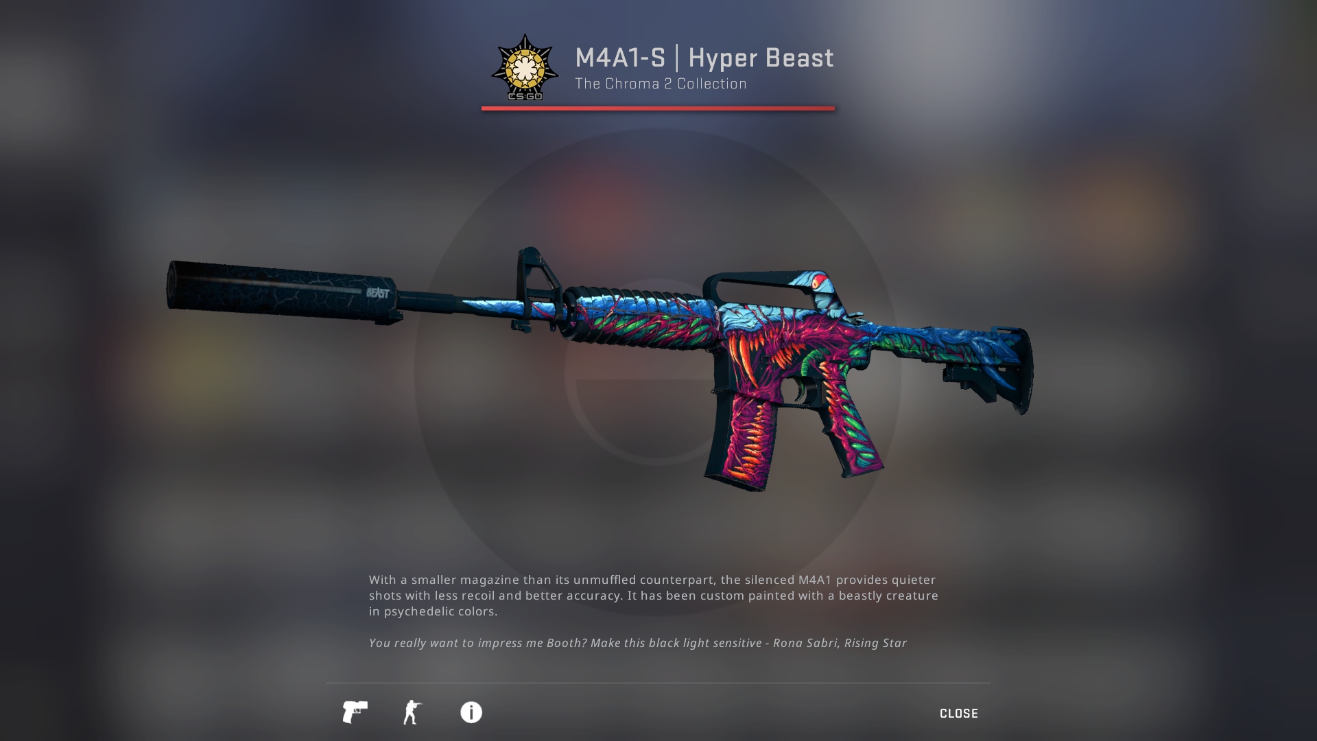 M4A1-S HIPERBESTIA HYPER BEAST 4/5 CS GO skin - Stan: 269 zł - Sklepy ...
