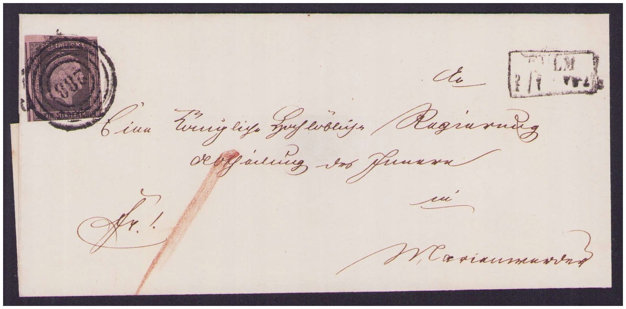 Obálka listu Chełmno (Culm nr 288) - Kwidzyn (Marienwerder) C1/11 ...