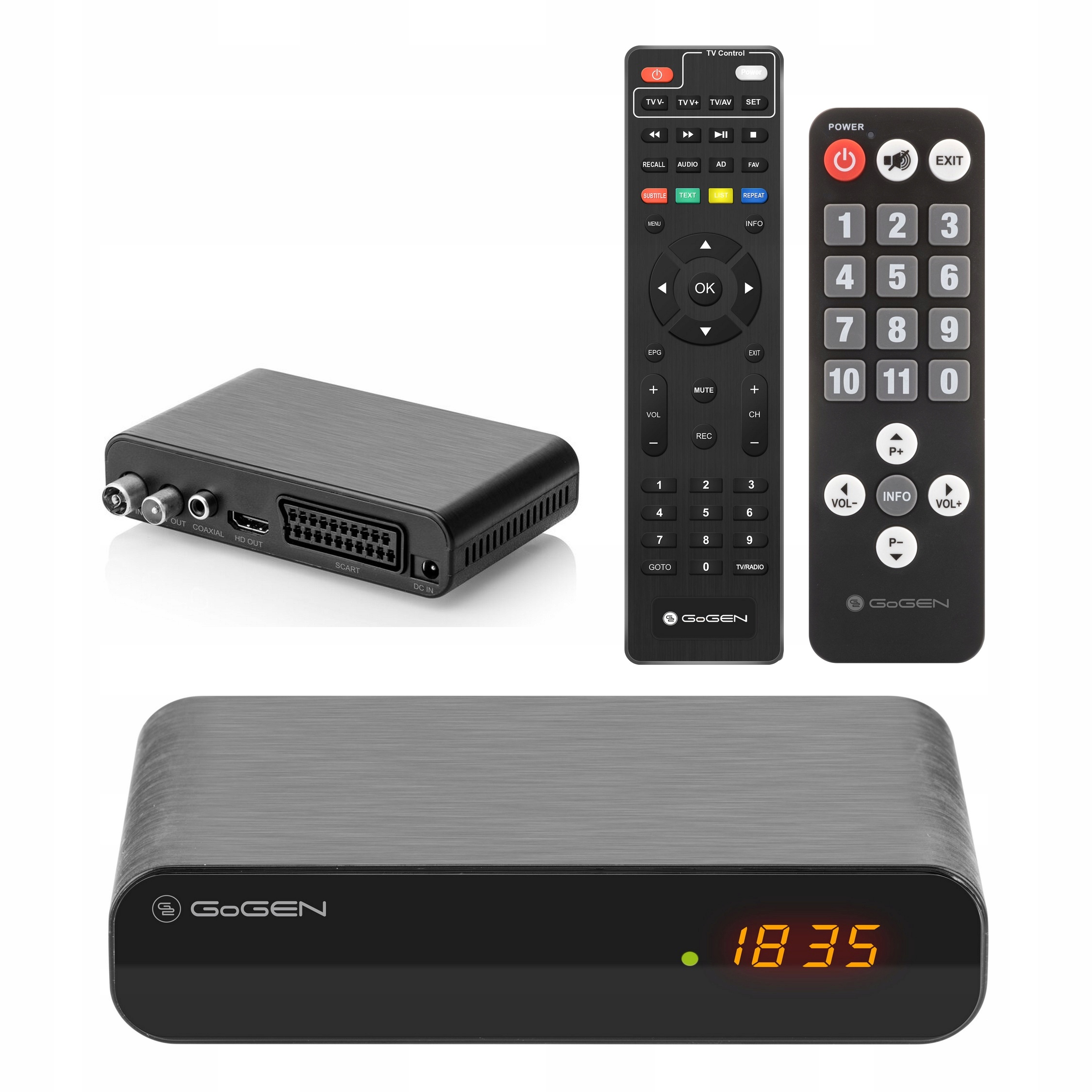 Dekoder Tuner TV GoGEN SENIOR HD DVB-T2 HEVC H.265 - Sklep, Opinie ...