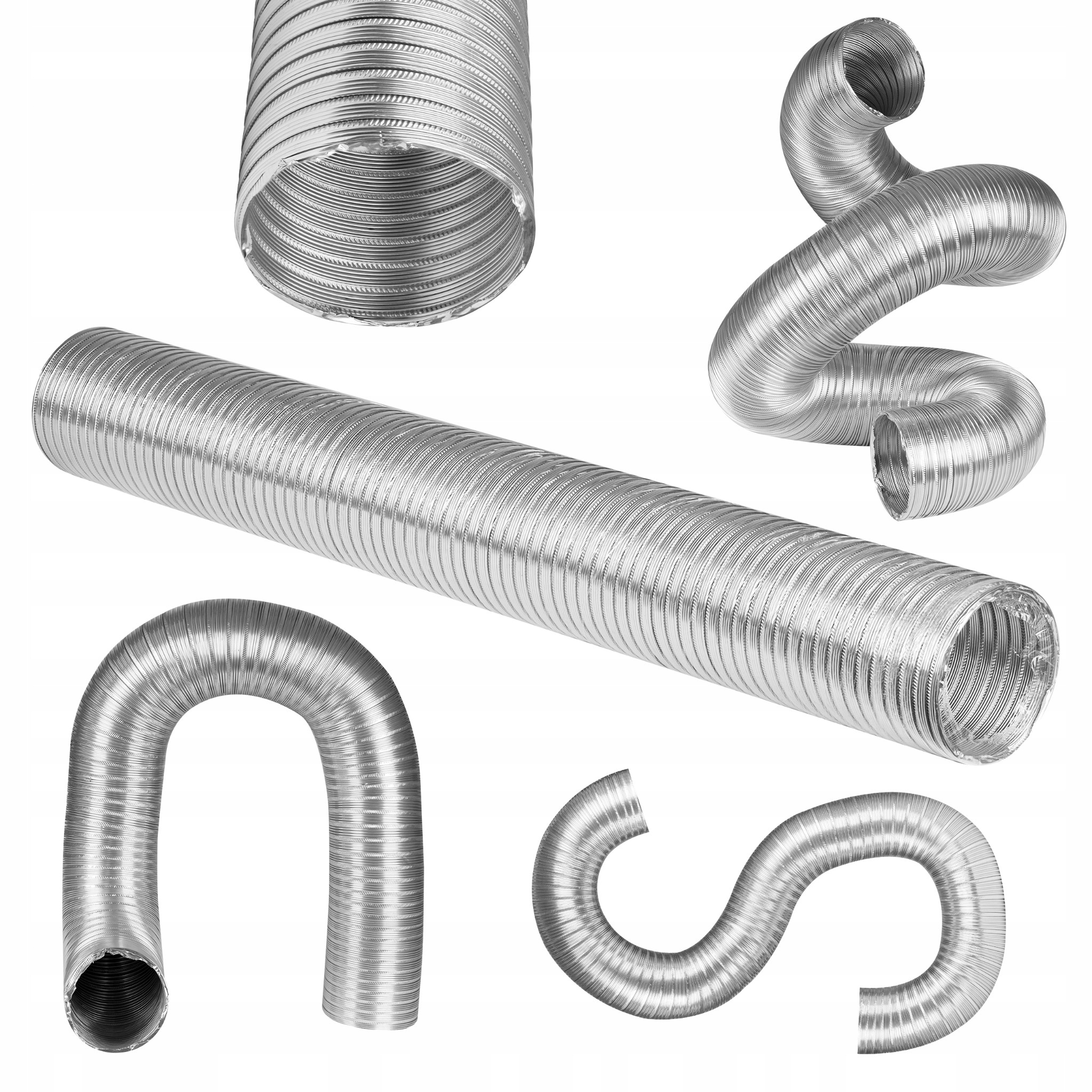 RURA SPIRO ALUFLEX WENTYLACYJNA ALUMINIOWA SPIRALNA KANAŁ PRZEWÓD 160mm 3m (5901583203152 ...