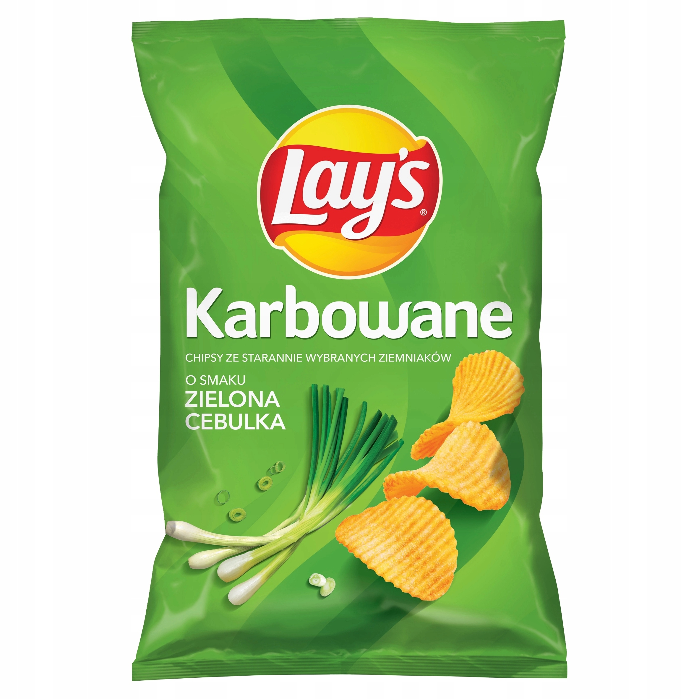 CHIPSY LAY'S 130G KARBOWANE ZIELONA CEBULKA LAYS (5900259128935) • Cena ...