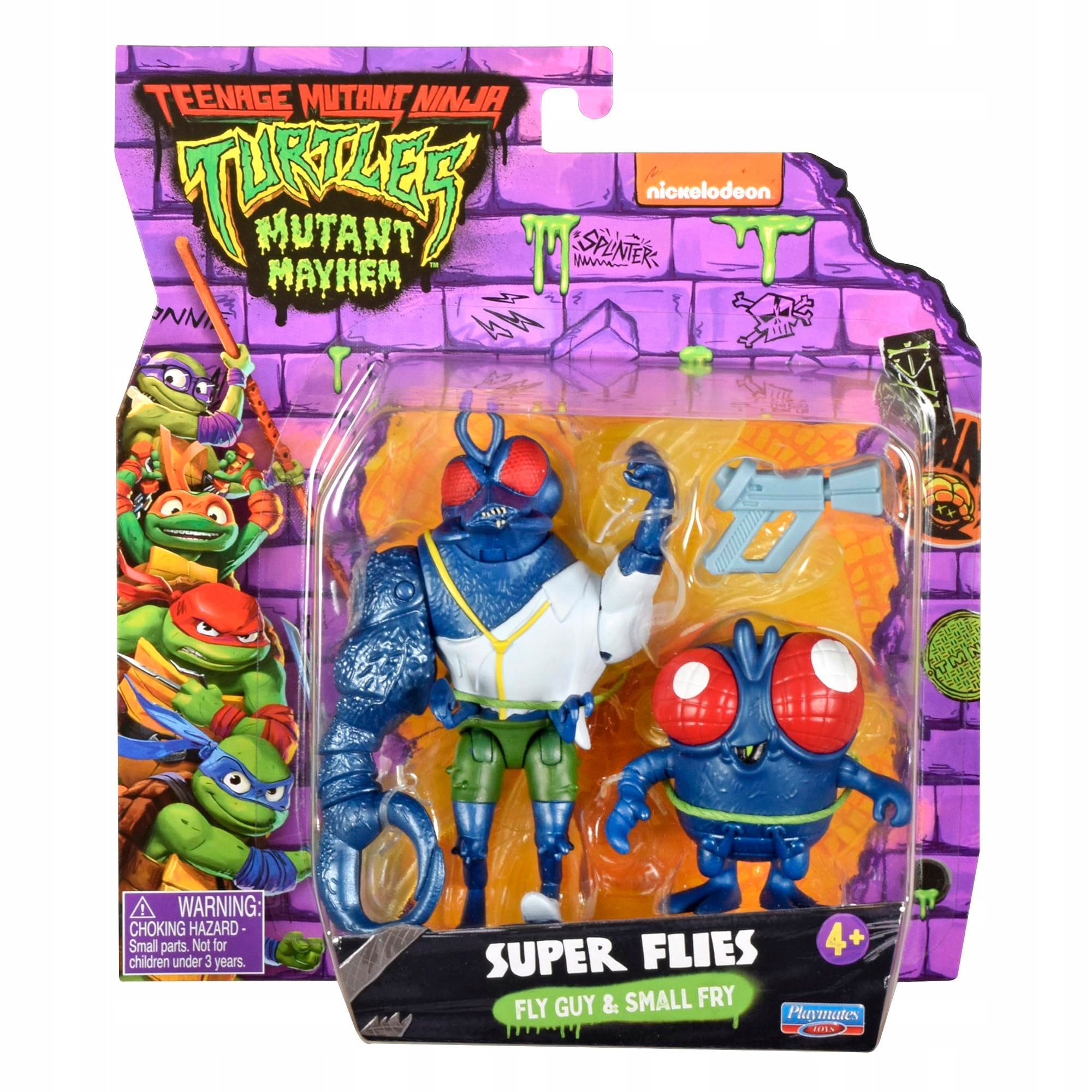 TEENAGE MUTANT NINJA Turtles Super Flies (Fly Guy & Little Bow) Basic ...