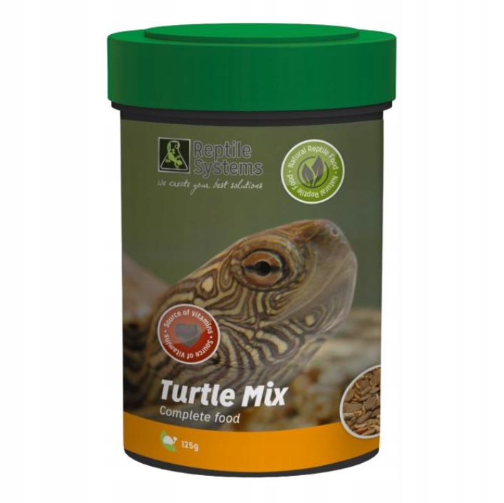 Reptile Systems - TURTLE MIX - Kompletní Krmivo pro vodní želvy 125 g ...