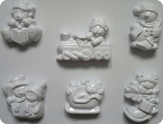 FOREMKA FORMY DO ODLEWÓW GIPSOWYCH ŚWIĘTA BOMBKI - porównaj ceny ...