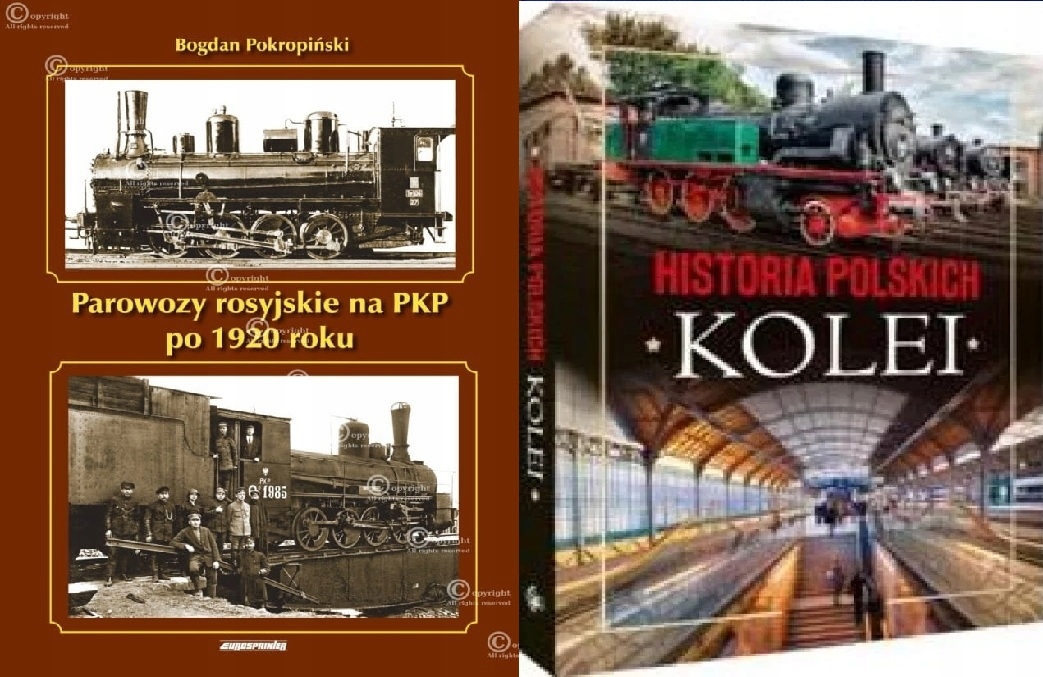 Parowozy Rosyjskie + Historia polskich kolei (13477820921) | Książka ...