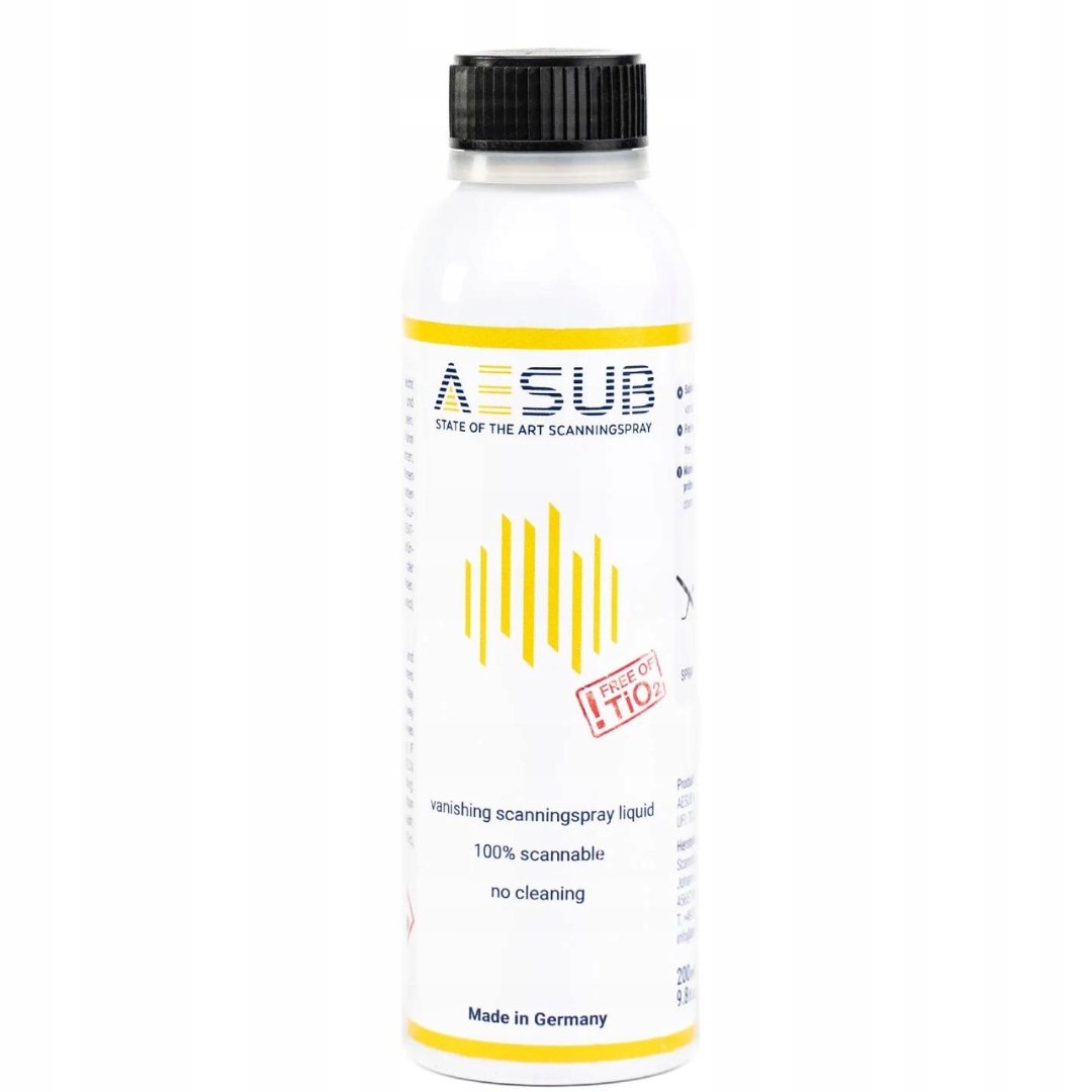 Spray AESUB Yellow 200ml do skanowania 3D MATUJĄCY SAMOULATNIAJĄCY ...