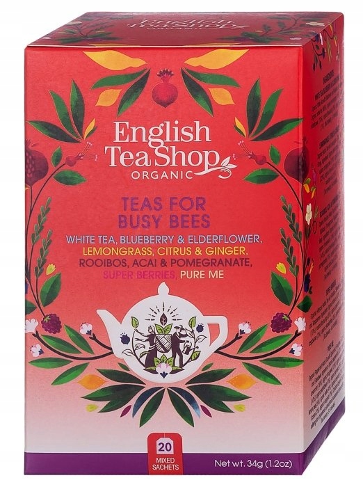 Zestaw herbat English Tea Shop Teas For Busy Bees 20 torebek ...