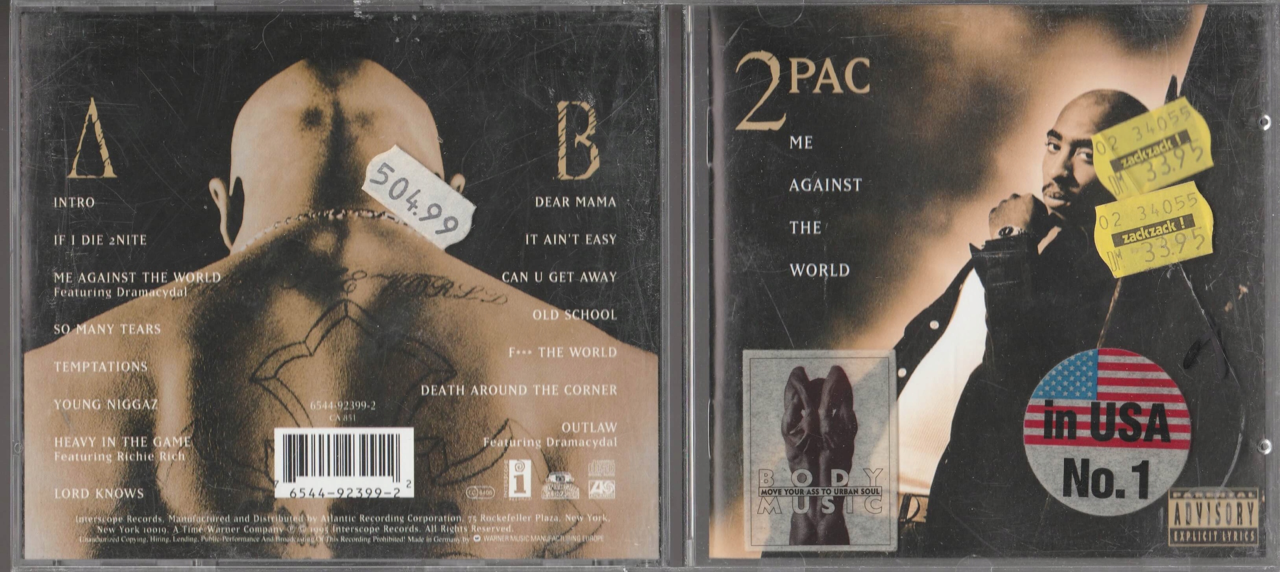 Me Against The World 2Pac CD - porównaj ceny - Allegro.pl
